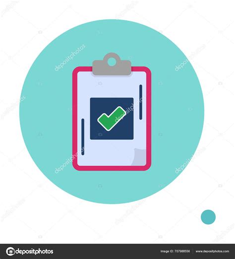 task list check mark icon vector illustrator stock vector by