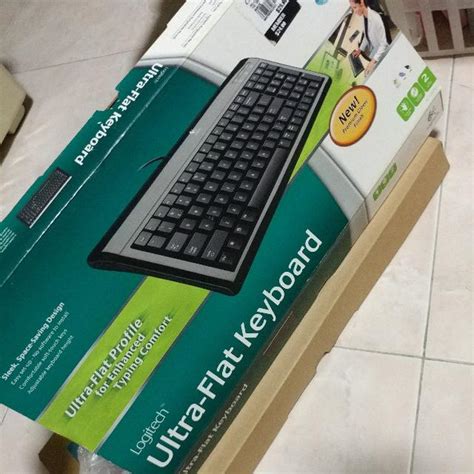 Logitech Ultra Flat Compact Keyboard Usb Computers And Tech Parts And Accessories Computer