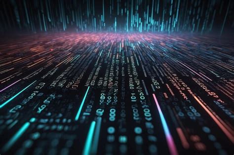 Premium Ai Image Binary Code Background Abstract Technology Digital Binary Data And Secure