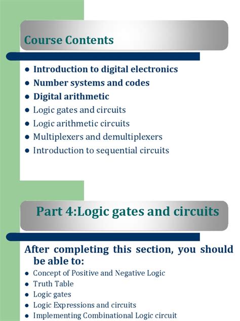 Lecture 5 Logic Gates And Ciruits Download Free Pdf Logic Gate
