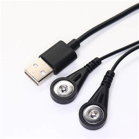 On Off 스위치가있는 Usb C Ecg 2 리드 와이어 중국 제조 업체 Usb 유형 C 자기 Ecg Eeg Ekg