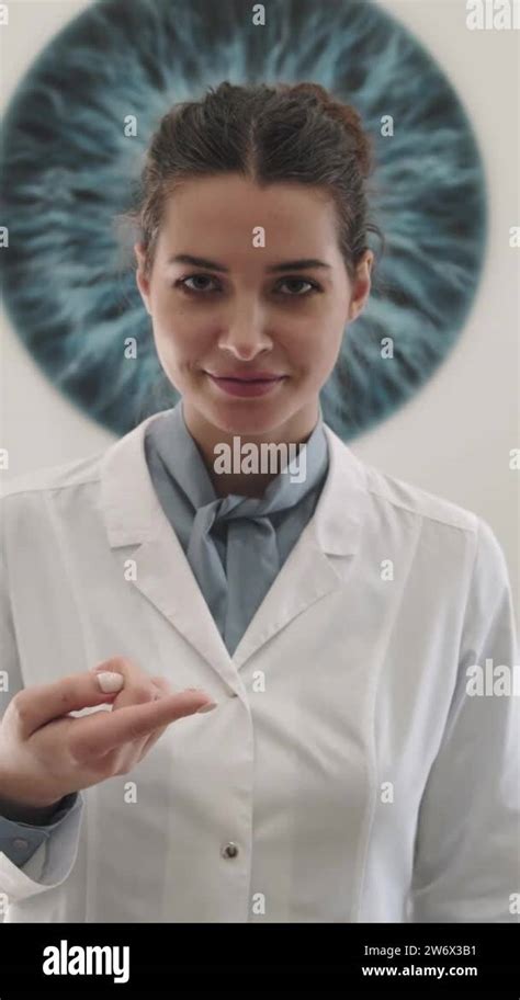 Female Caucasian Eye Contact Vertical Stock Videos And Footage Hd And