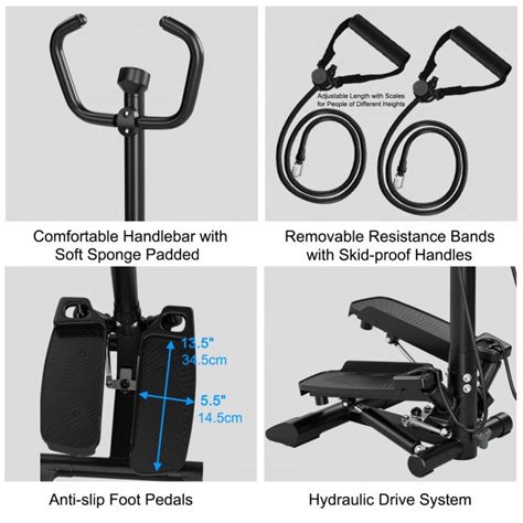 Premium Stair Stepper Exercise Machine Stepper Fitness Equipment Antsll