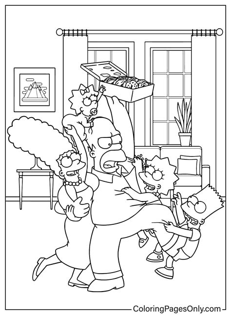 Lisa Simpson Coloring Pages