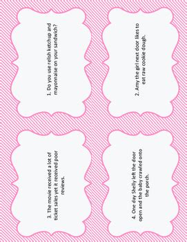 Comma Usage Activity Pack By The Reading Tree TPT