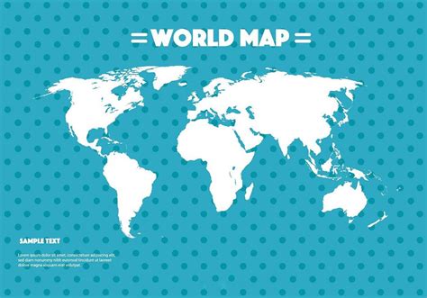 Premium Vector A World Map With The Words World Map On It