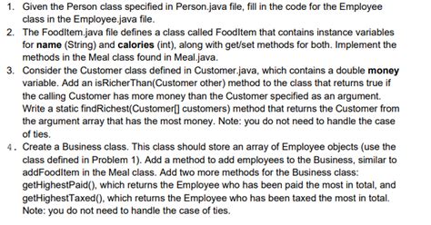Public Class Person Private String Name Private Int