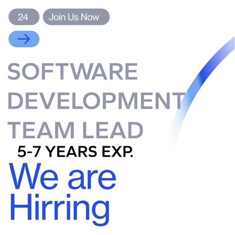 We Are Hiring Job Title Software Development Team Lead About The Job Technia Solutions Founded