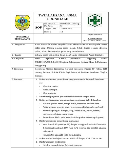 Tatalaksana Asma Bronkial Pdf