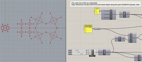 Move And Rotate Object Along The Path Grasshopper Mcneel Forum