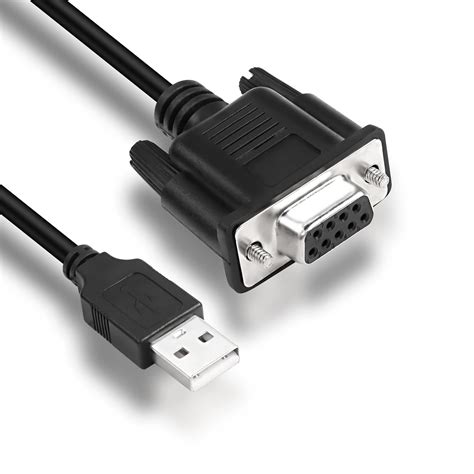 Usb To Rs232 Db9 Serial Adapter Cable Serial Cards Syba Multimedia Usb