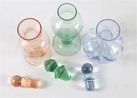 Vintage Depression Glass Perfume Bottles Ebth