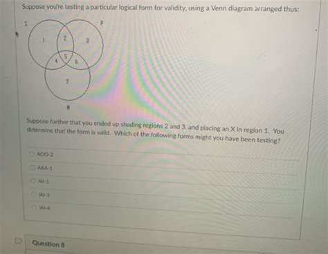 solved suppose you re testing a particular logical form for