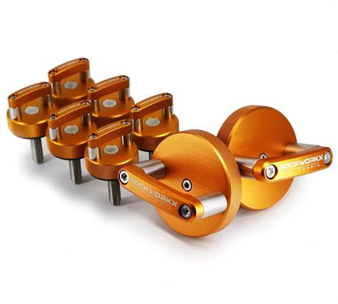 Rockworkx Jeep Wrangler Freedom Hard Top Quick Release D Ring Mounting Knobs And D Ring Thumb