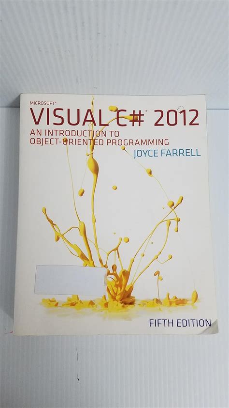Microsoft Visual C 2012 An Introduction To Object Oriented