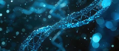 Premium Photo 3d Render Of Dna Structure Abstract Background A Glowing Dna Helix Structure