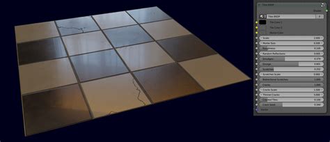 Procedural Texturing Prctice Pbr Tiles Shader With Cracks Scratches