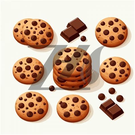 دانلود وکتور کوکی شکلاتی دانلود رایگان فایل لایه باز، Psd، وکتور