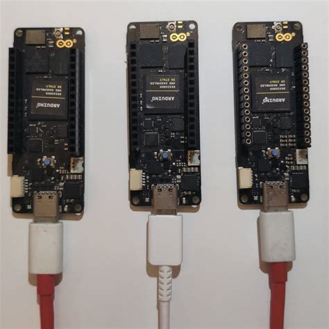 The Three Arduino Portenta H7 Boards Used In The Experiments Download Scientific Diagram