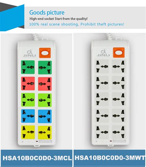 M Extension Cable W AU EU US Outlet Switch Vicedeal