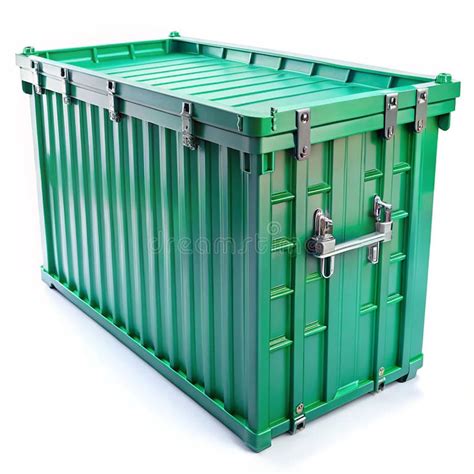 Plastic Shipping Container With Locking System Stock Illustration Illustration Of Shipping