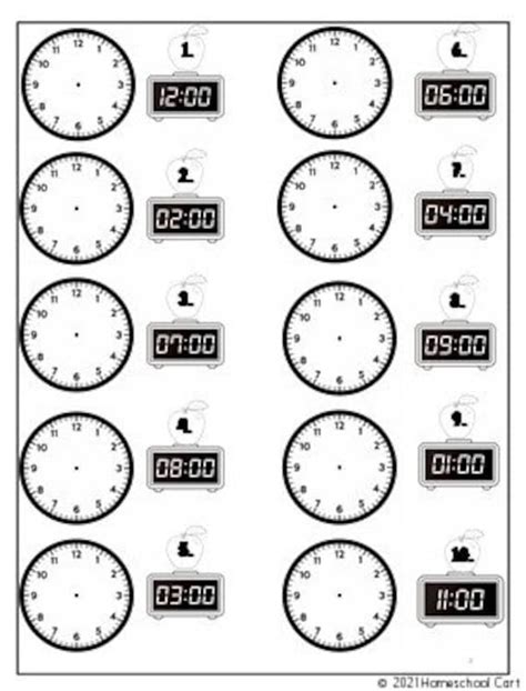 Analog Clock Template