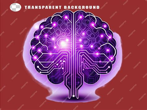 Premium PSD | AI technology brain background vector digital transformation concept on ...