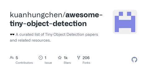 Github Kuanhungchen Awesome Tiny Object Detection 🕶 A Curated List