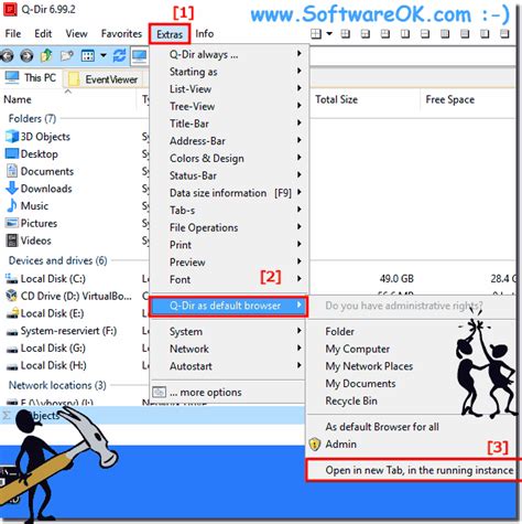 Is It Possible To Have Only One Instance Of Q Dir Tab Open Explorer