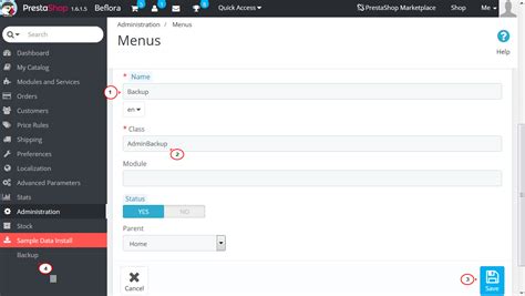 prestashop 1 6 x how to manage admin panel menus template monster help