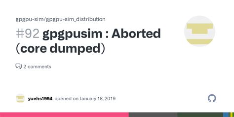 gpgpusim aborted core dumped · issue 92 · gpgpu sim gpgpu sim