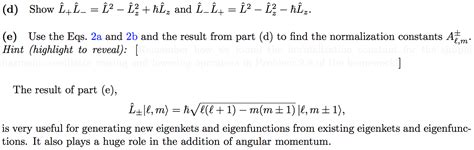 solved in lecture we defined the ladder operators for