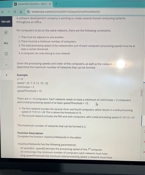Hackerrank Question Ques 18 M Left A Software Studyx Hackerrank Question Ques 18 M Left A Software Studyx