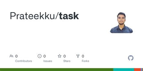 GitHub Prateekku Task