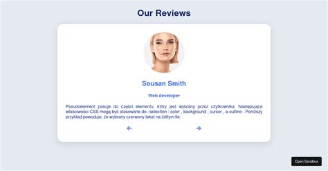 Review Carousel Codesandbox