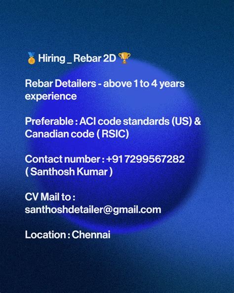 Santhosh Kumar On Linkedin Hiring Civilengineering Rebardetailing