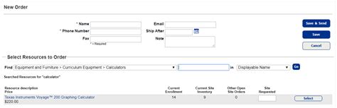 Submit A Resource Order Site
