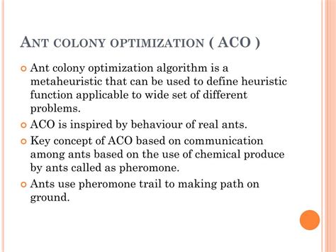 ppt parallel implementation of ant colony optimization on traveling