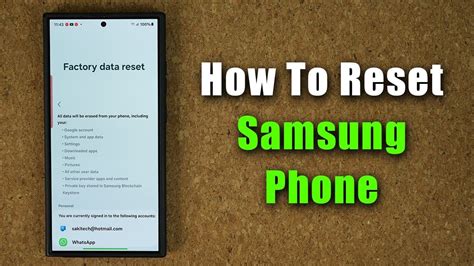 How To Reset A Samsung Galaxy Smartphone To Factory Settings Geeky Gadgets