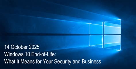 Windows 10 End Of Life Xenex Computers