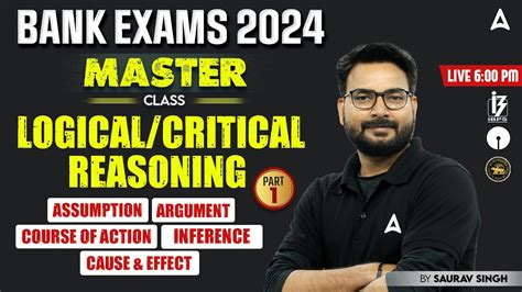 Logical And Critical Reasoning Reasoning For Bank Exams 2024 By
