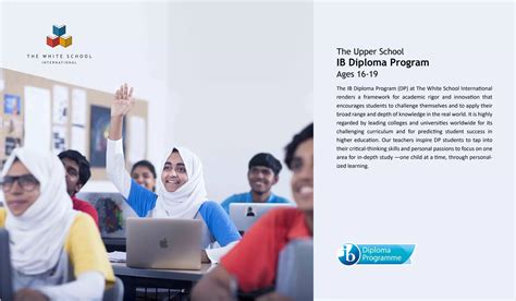The White School International Brocure Top Ib Igcse Cbse School