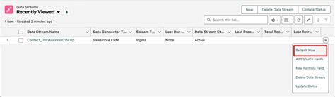Exercise 1 Ingest Contacts Using The Crm Connector Salesforce Developers