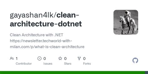 Github Gayashan Lk Clean Architecture Dotnet Clean Architecture With Net Https Newsletter
