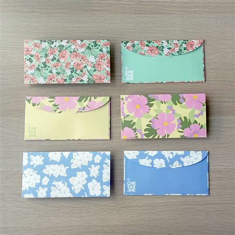 Sampul Duit Raya Duit Salam Kenduri Eksklusif Exclusive Floral Raya Wedding Money Packets