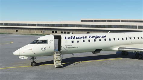 Microsoft Flight Simulator CRJ Add On Gets Gorgeous New Screenshots Showing Open Doors Lights