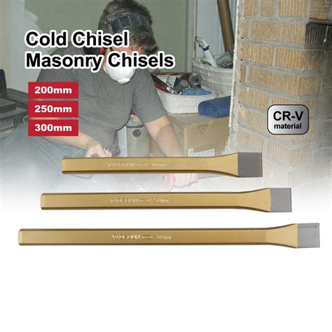 Cold Chisel Masonry Chisels 200mm250mm300mm Cr V Chrome Vanadium