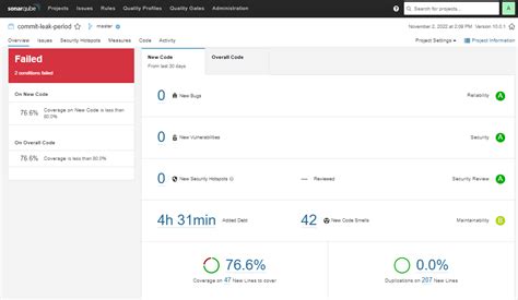 Getting Errors For Newcode Metrics While Using Web Apis Sonarqube