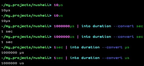 Allow `10µs` In Addition To `10us` · Issue 8614 · Nushellnushell · Github