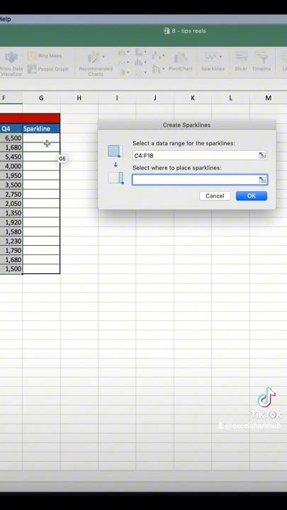 🛑stop drawing sparklines like a noob🤦‍♂️ excel exceltips exceltrick